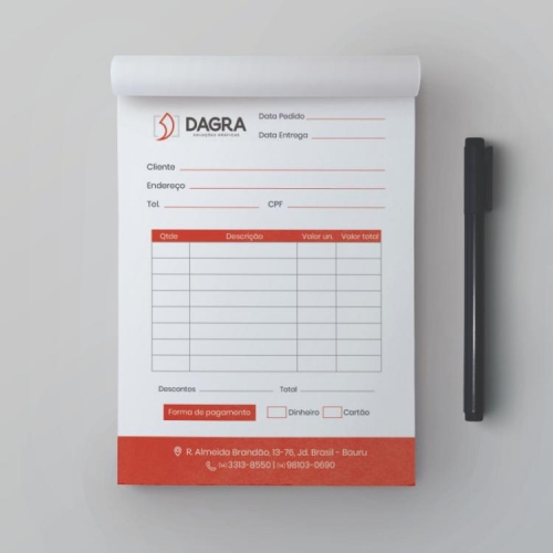 Receituário - Colorido - Dagra - Serviços Gráficos